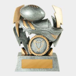 evright.com | Double Lightning Strike Series AFL Footy Trophy